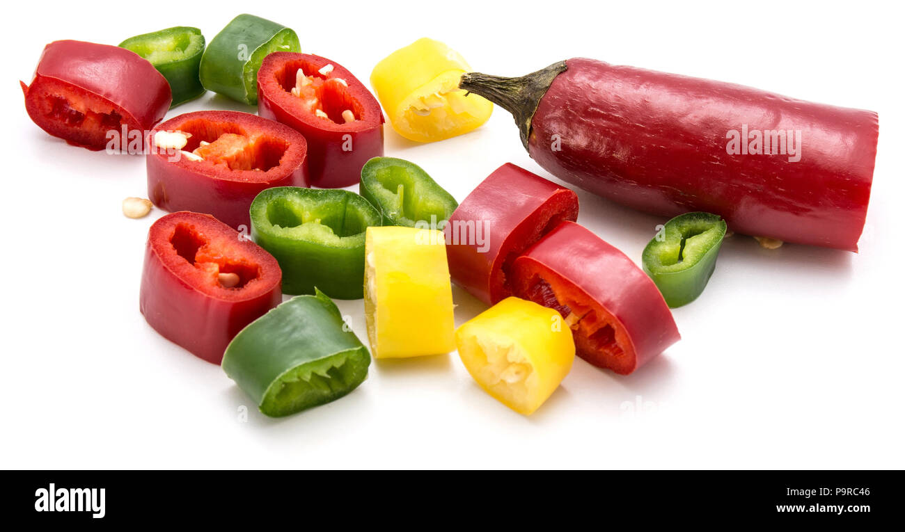 Sliced Chilli High Resolution Stock Photography and Images - Alamy