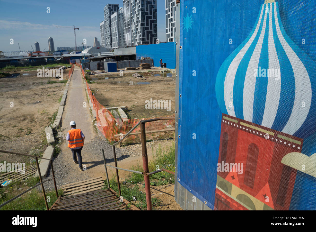New suburban housing construction development in the outskirts of ...