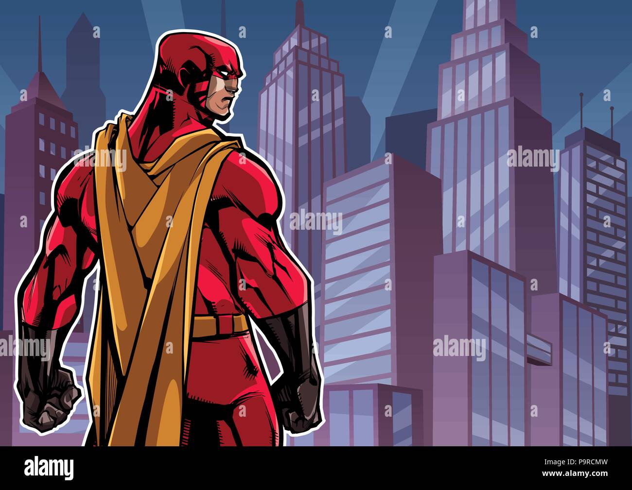 Action back view Stock Vector Images - Alamy