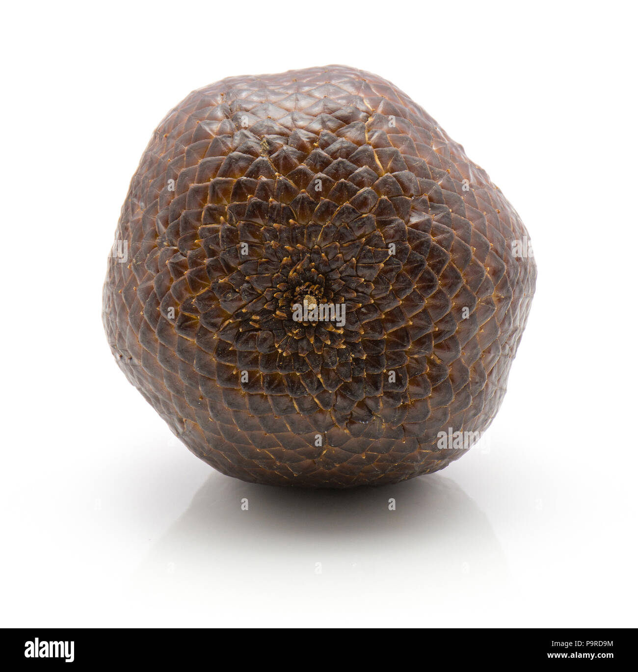 One snake fruit isolated on white background Stock Photo - Alamy