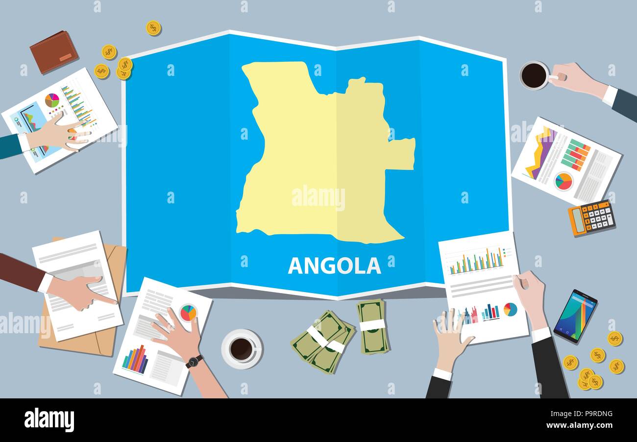 Maps of angola hi-res stock photography and images - Alamy