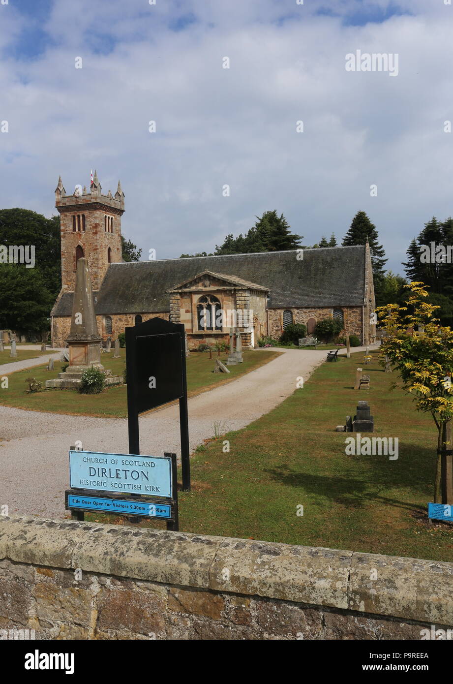 Parish Church Dirleton East Lothian Scotland July 2018 Stock Photo - Alamy