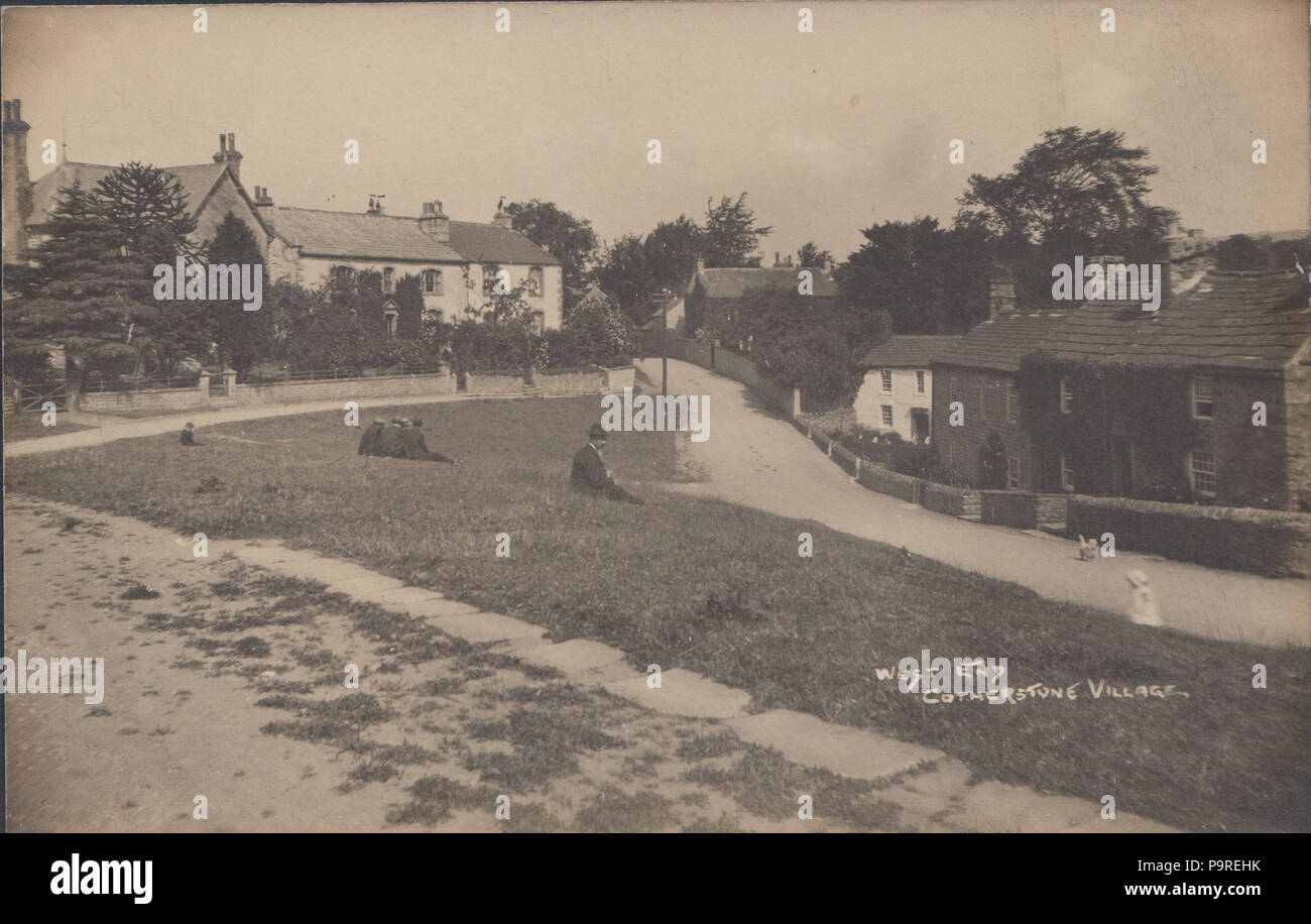Vintage Photograph of West End, Cotherstone Village, County Durham ...