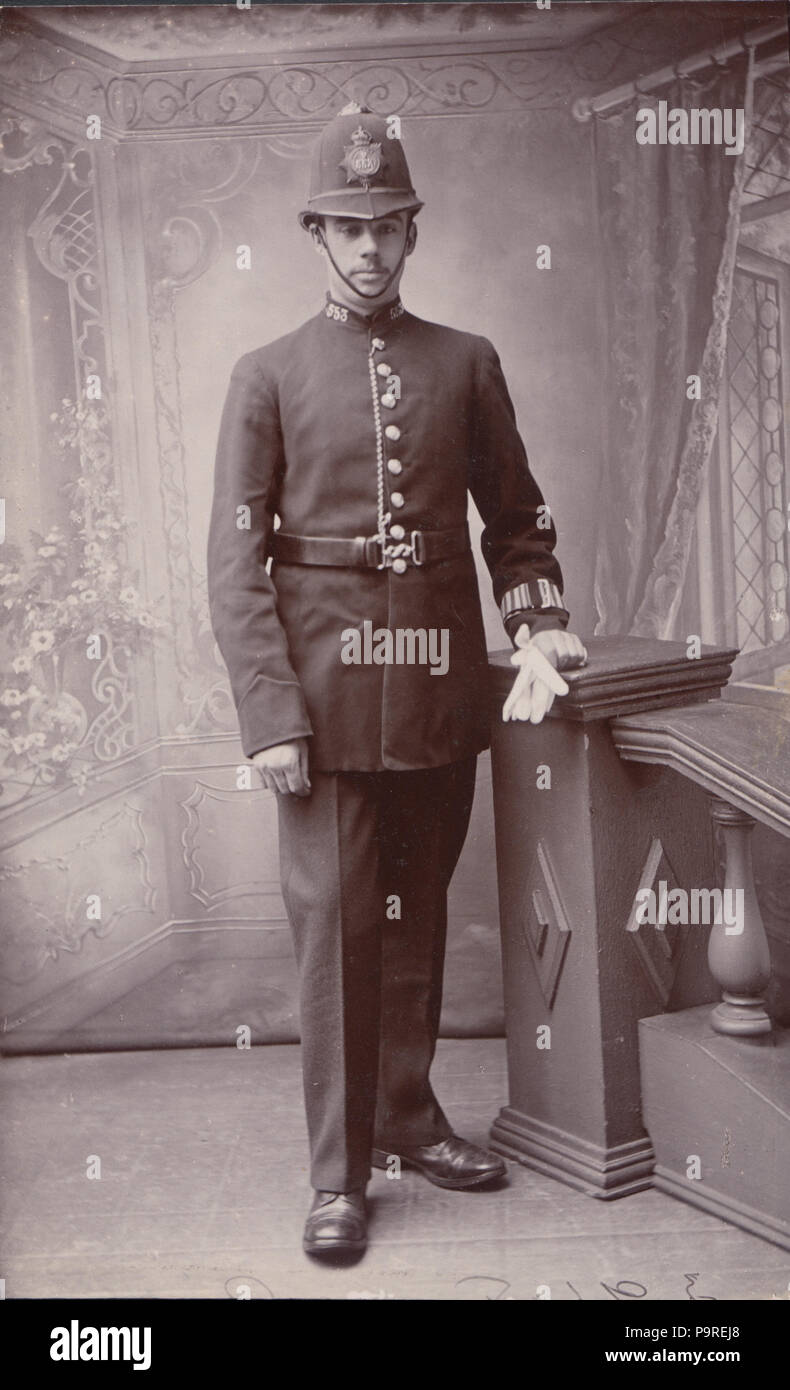 Vintage Photograph of Police Constable 553 Stock Photo - Alamy