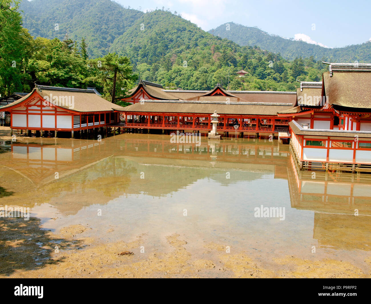 Itsukushima shrine in Japan Stock Photo - Alamy
