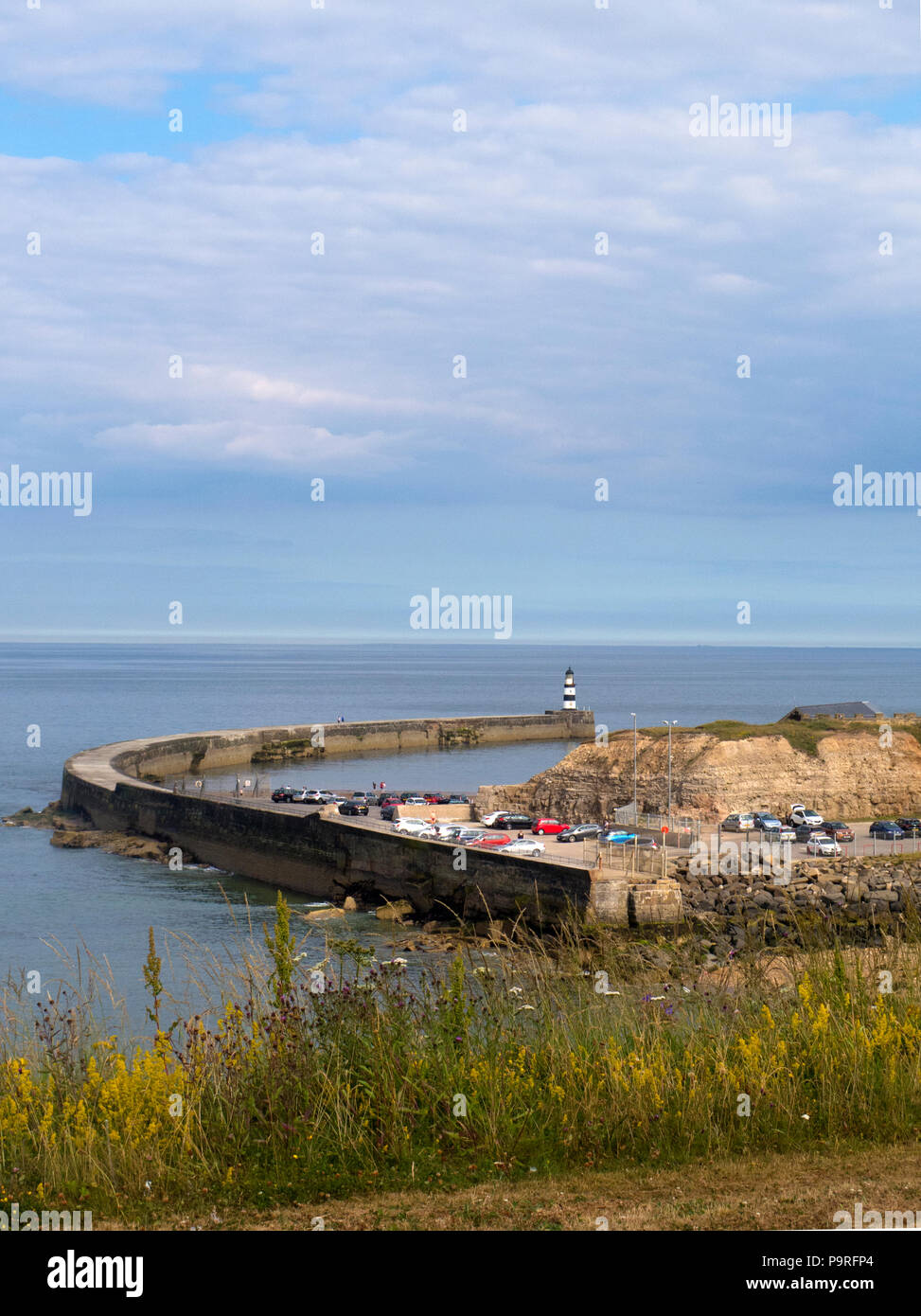 Seaham harbour UK Stock Photo - Alamy