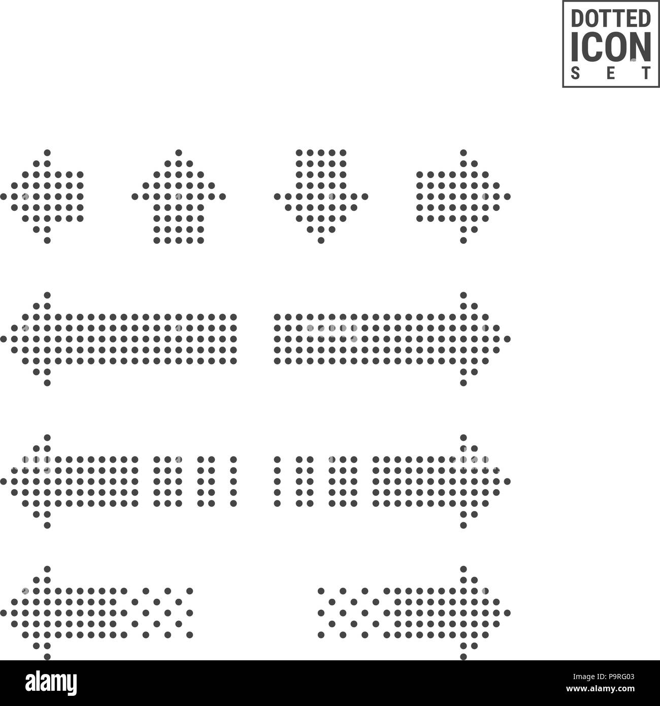 Dot pattern icons hi-res stock photography and images - Alamy