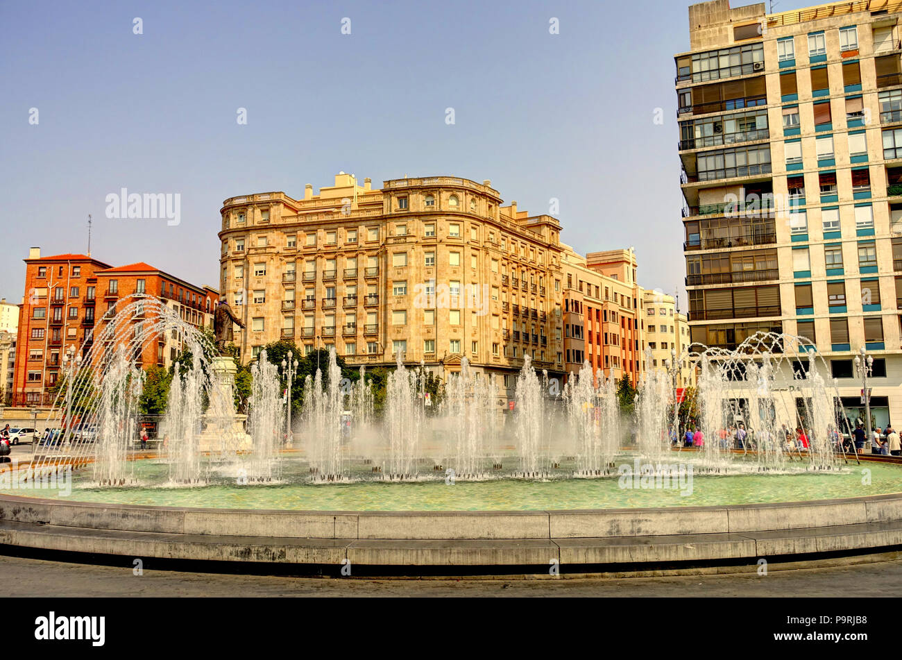 Cathedral and plaza of valladolid hi-res stock photography and images ...