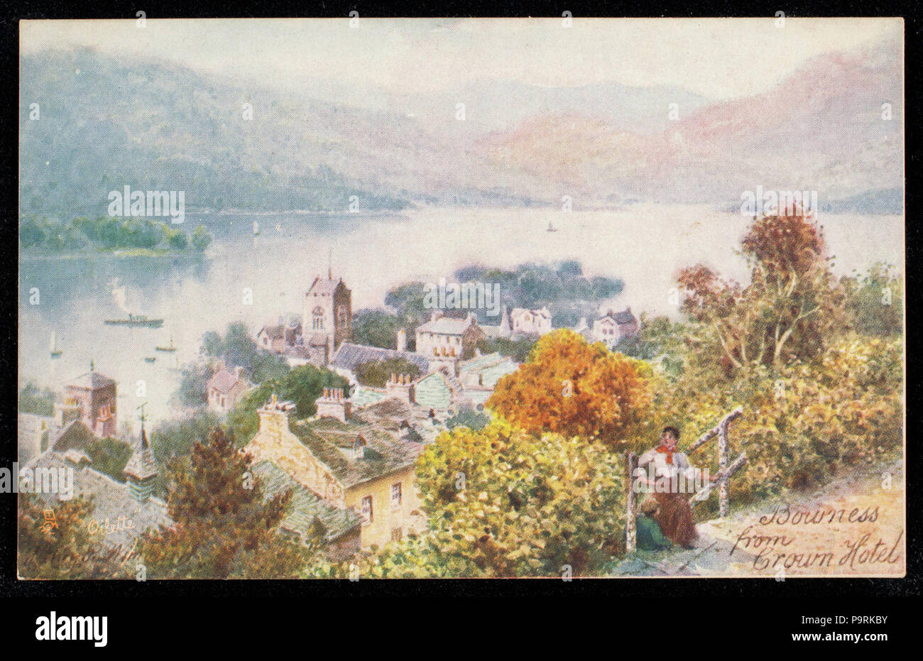 Town bowness england picturesque hi-res stock photography and images ...