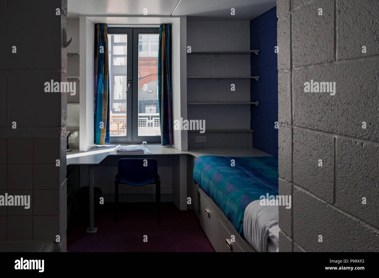 Dublin, JUL 1: Interior view of a bedroom of Trinity College on JUL 1 ...