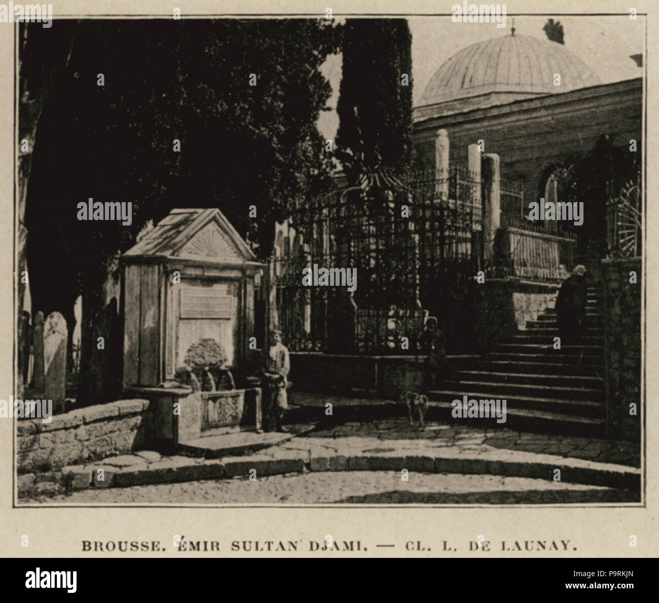 252 Brousse Émir Sultan Djami - Launay Louis De - 1913 Stock Photo - Alamy