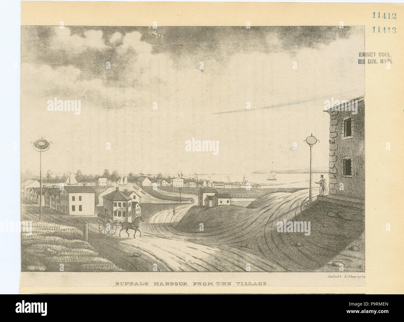 Buffalo harbor from the village hi-res stock photography and images - Alamy