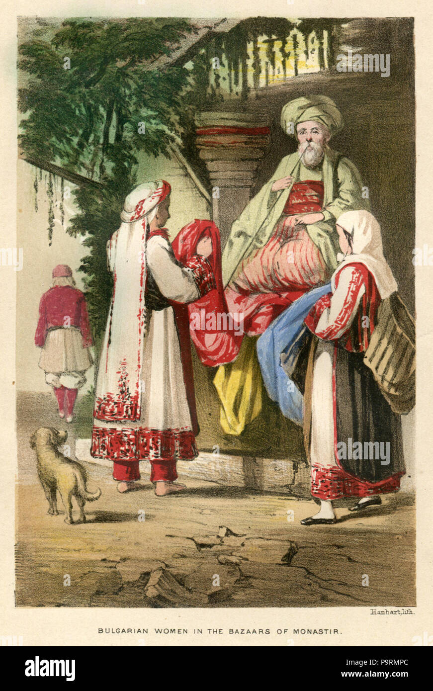 257 Bulgarian women in the bazaars of Monastir - Walker Mary Adelaide ...