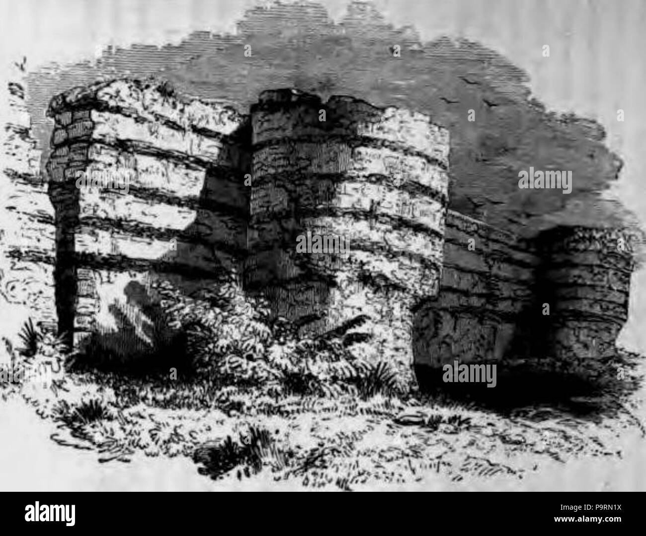 Burgh castle Black and White Stock Photos & Images - Alamy
