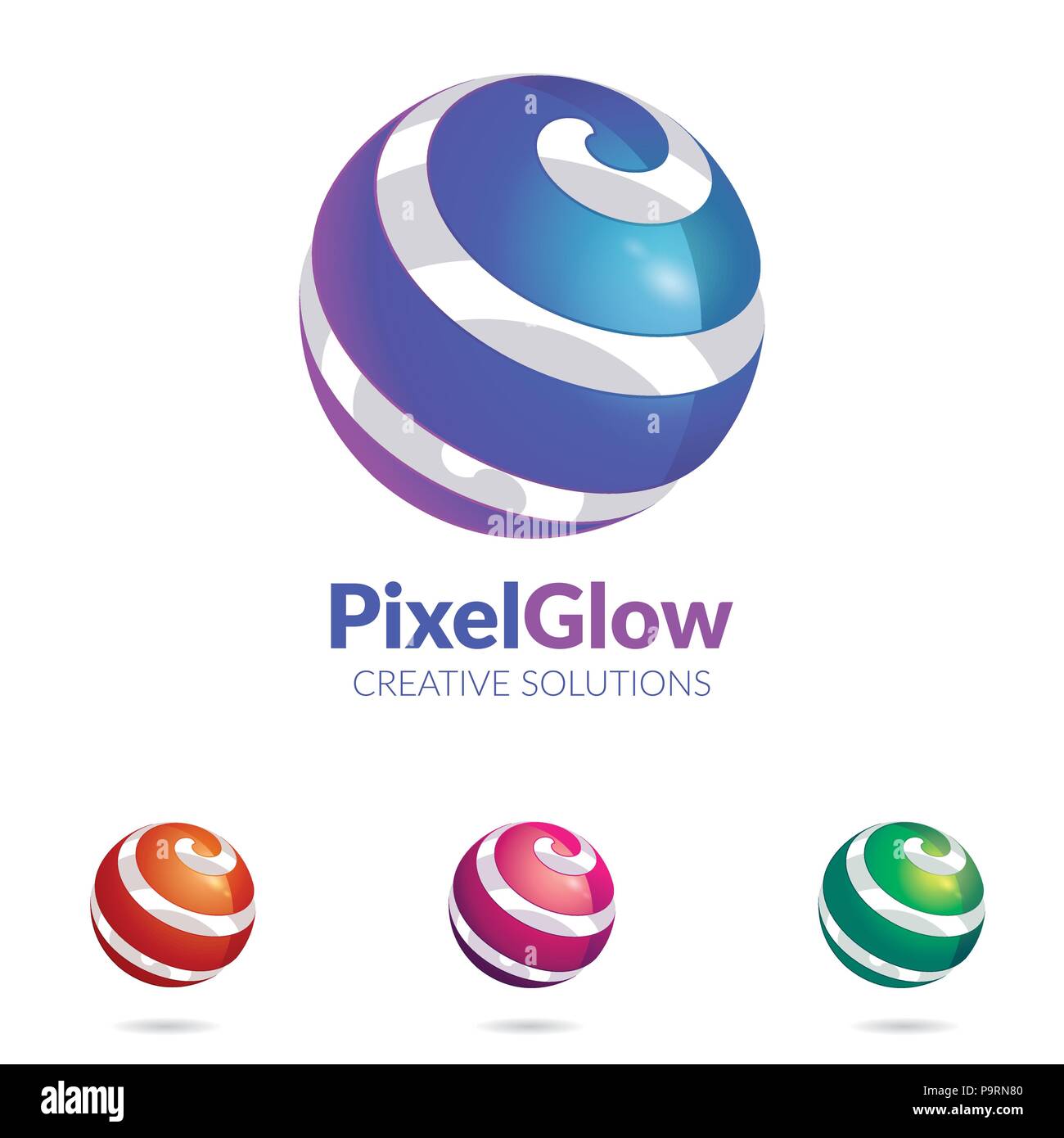 Stylised globe hi-res stock photography and images - Alamy