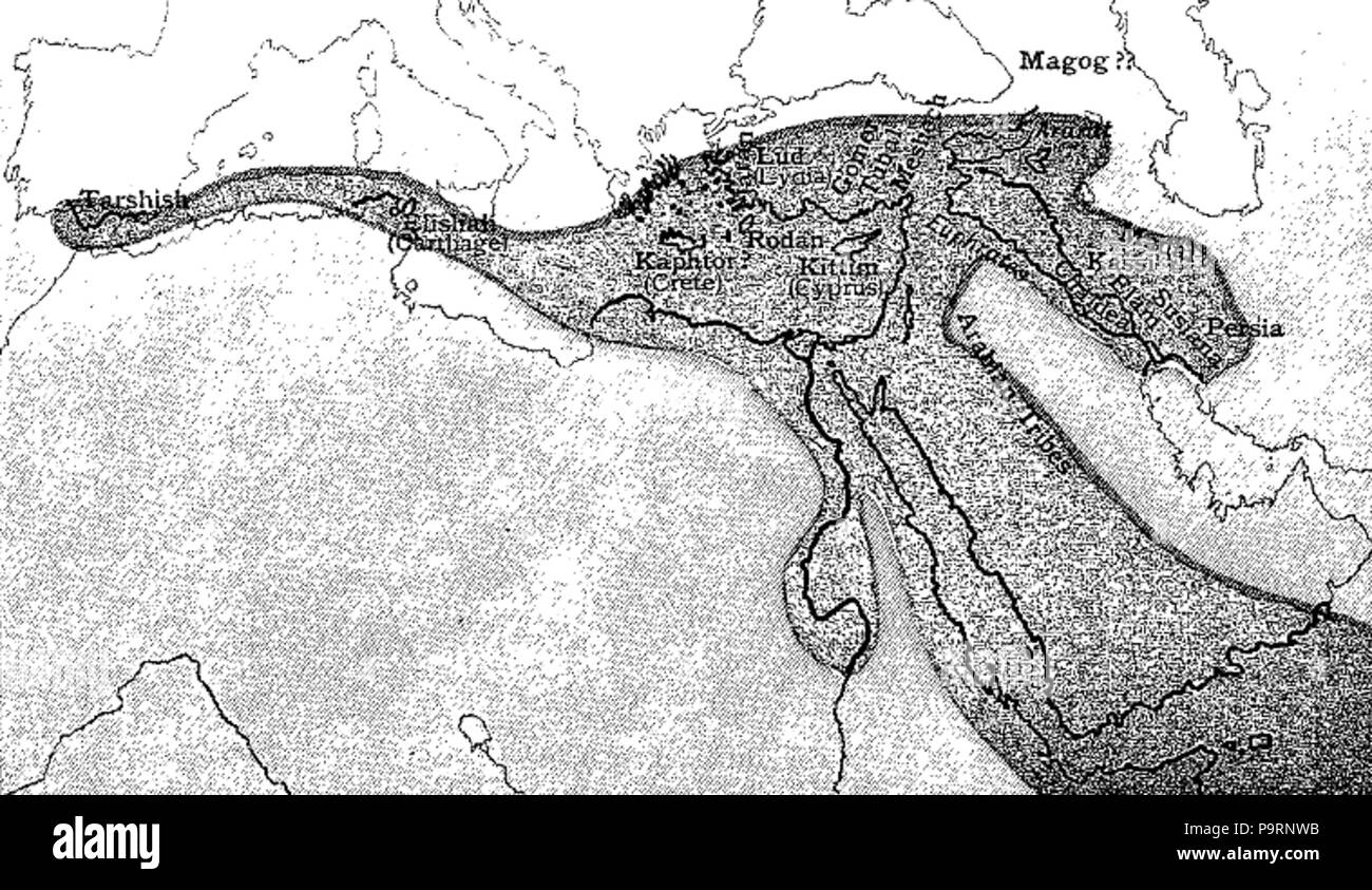 Map of ancient israel Black and White Stock Photos & Images - Alamy
