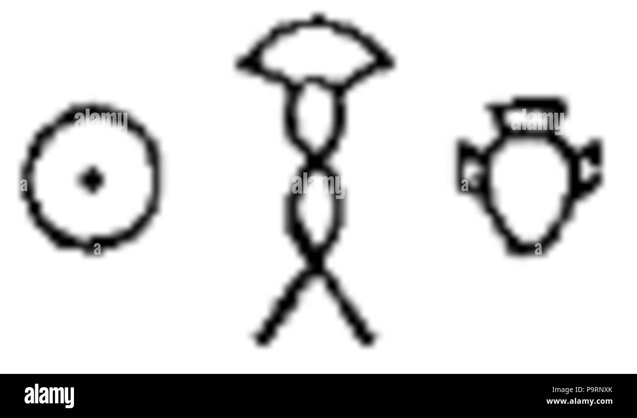 Egyptian hieroglyph symbols hieroglyphics hi-res stock photography and ...