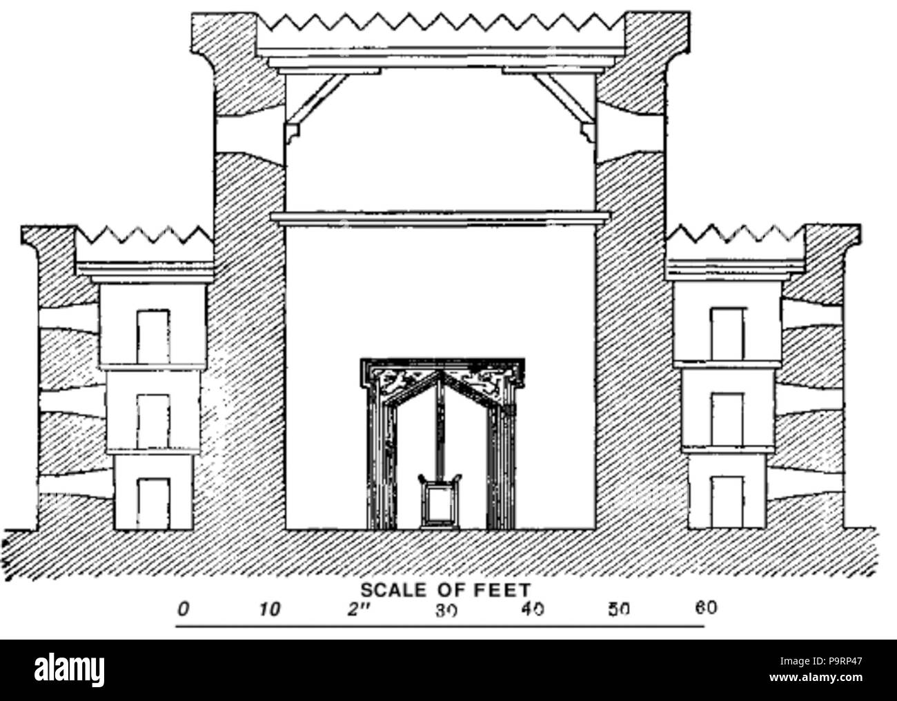 Temple section Black and White Stock Photos & Images - Alamy