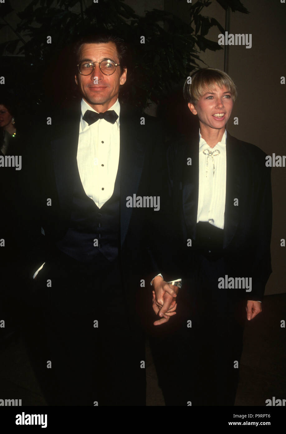 BEVERLY HILLS, CA - MARCH 22: (L-R) Actor Dirk Benedict and wife ...