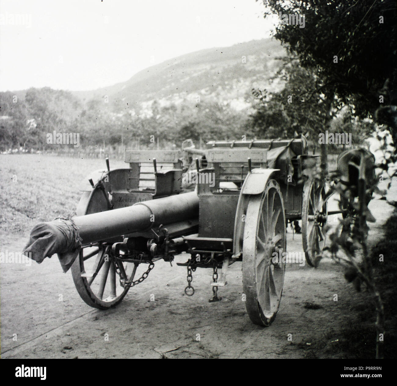 277 Cannon, ordnance, artillery, First World War Fortepan 86014 Stock ...
