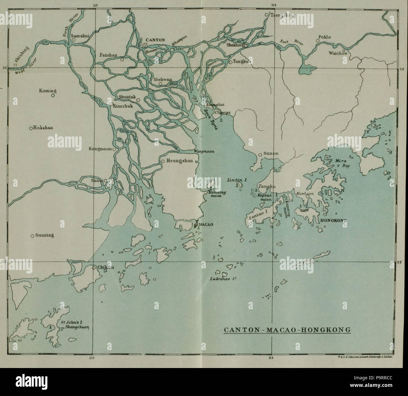 China political map hong kong hi-res stock photography and images - Alamy