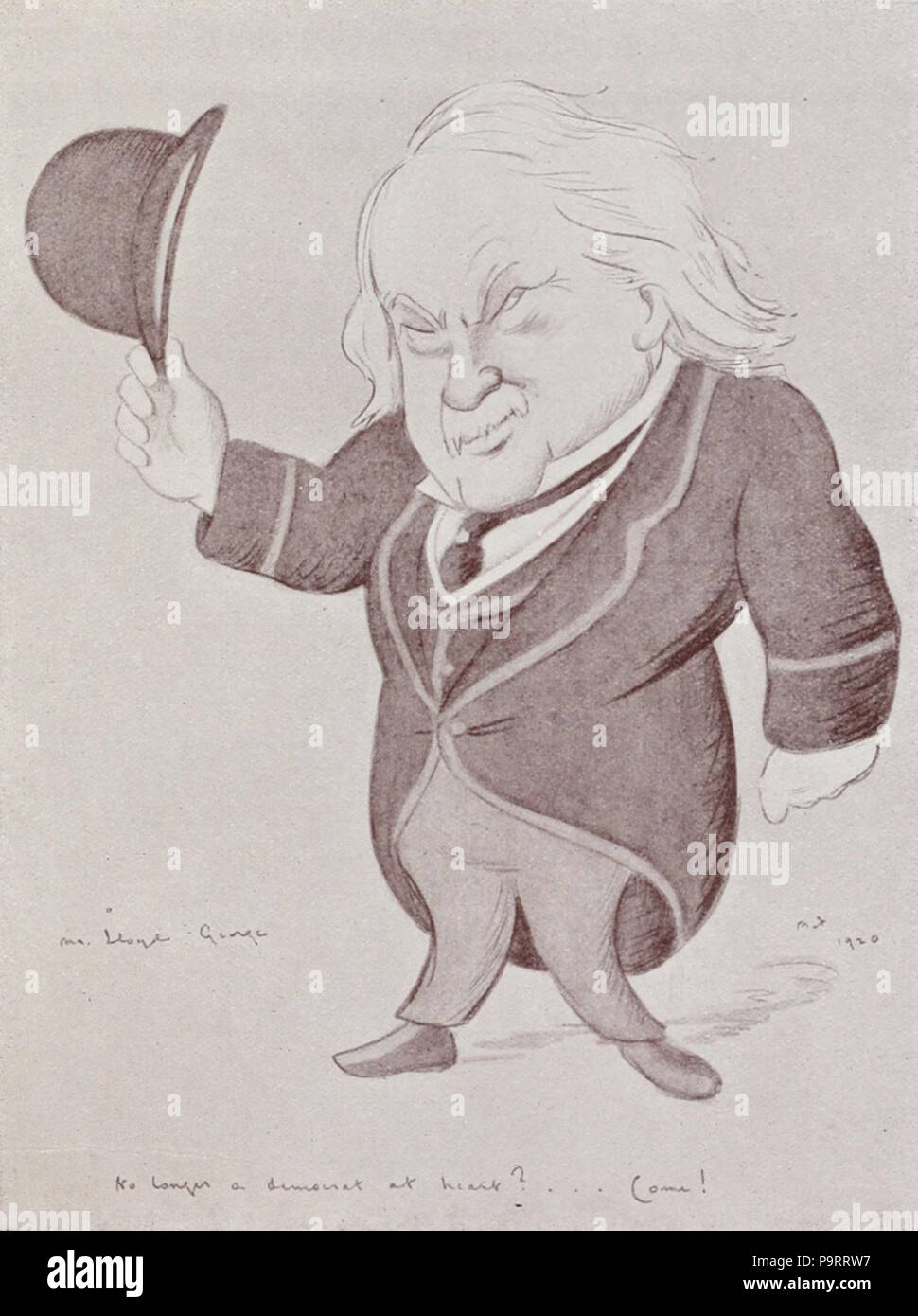 280 Caricature of Lloyd George Stock Photo - Alamy