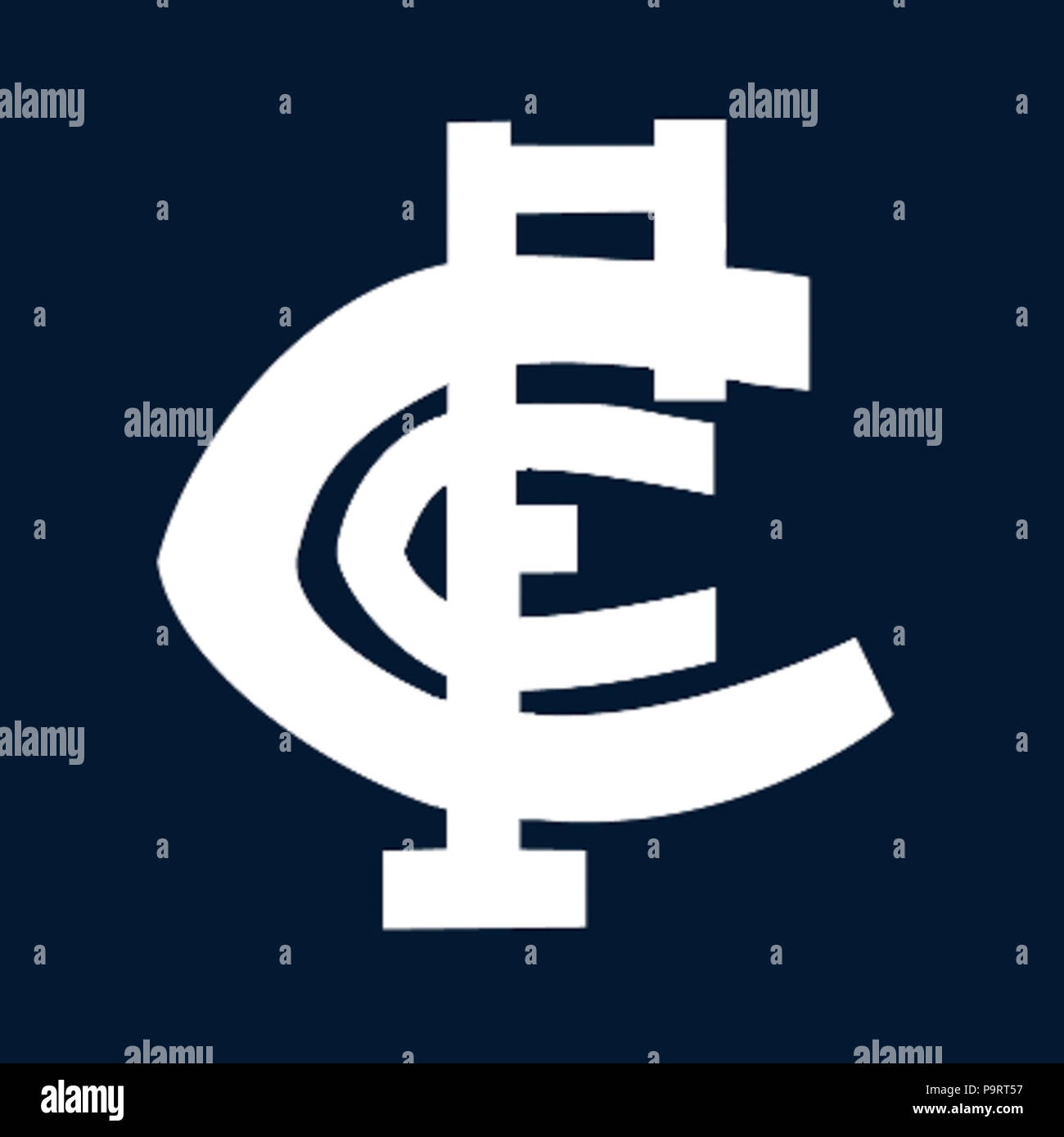 282 Carlton AFLW icon Stock Photo - Alamy