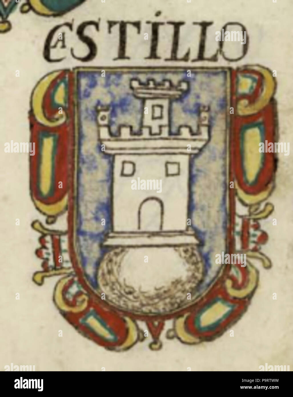 286 Castillo, escudo Stock Photo - Alamy