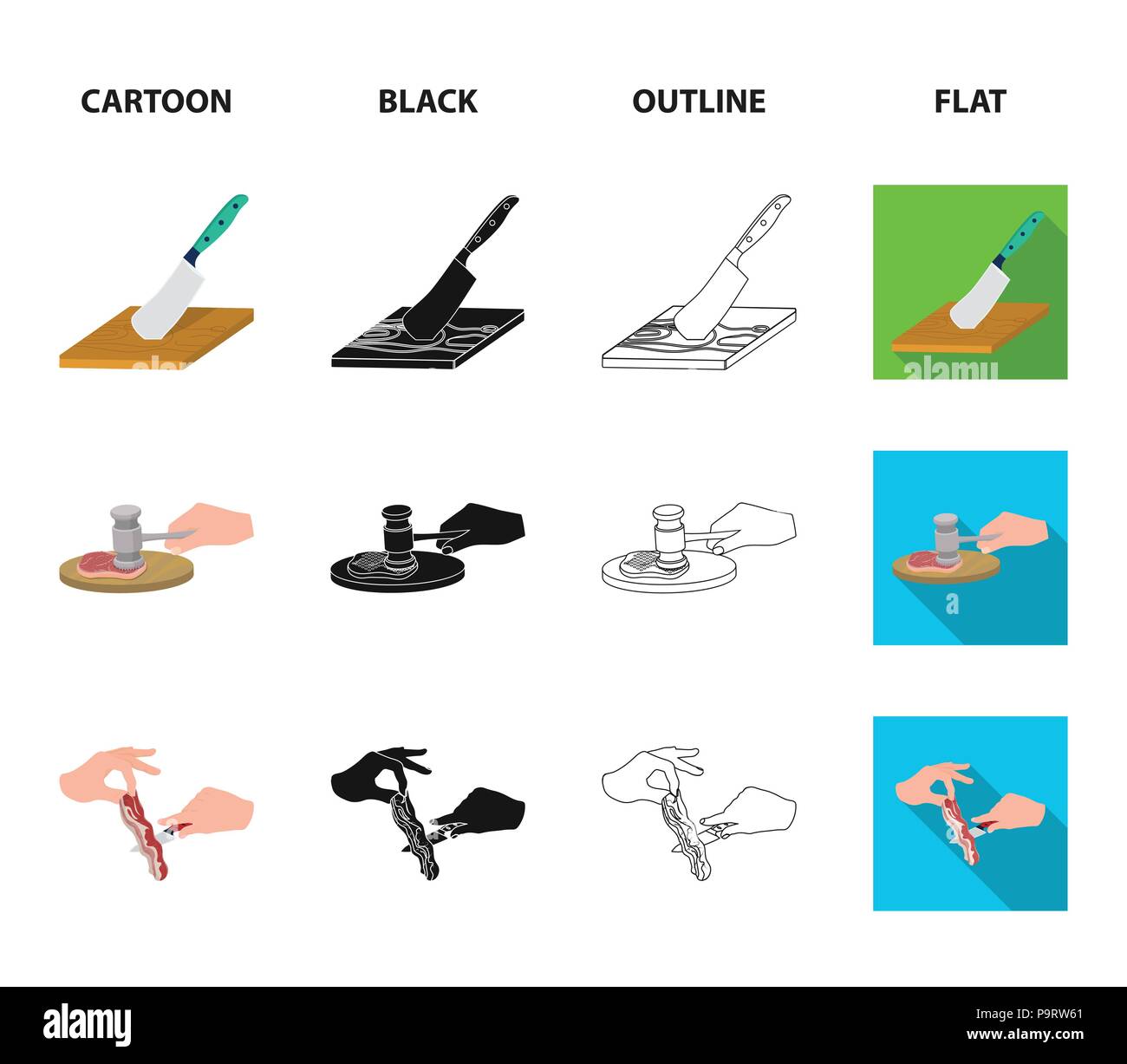 Cutlass in outline Stock Vector Images - Alamy