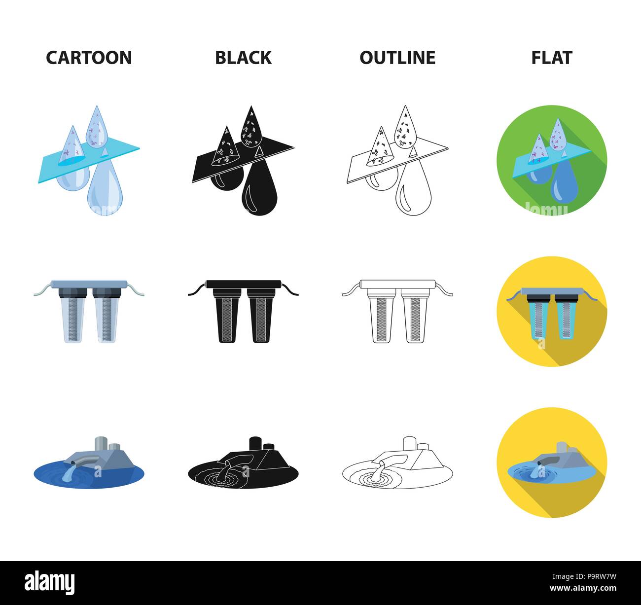 Filter, filtration, nature, eco, bio .Water filtration system set ...