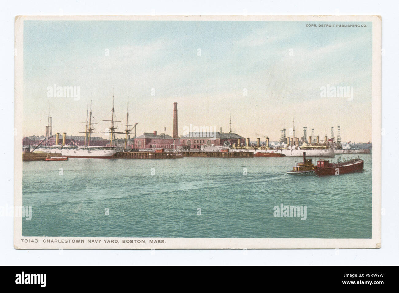 Boston shipyard 19th century hi-res stock photography and images - Alamy