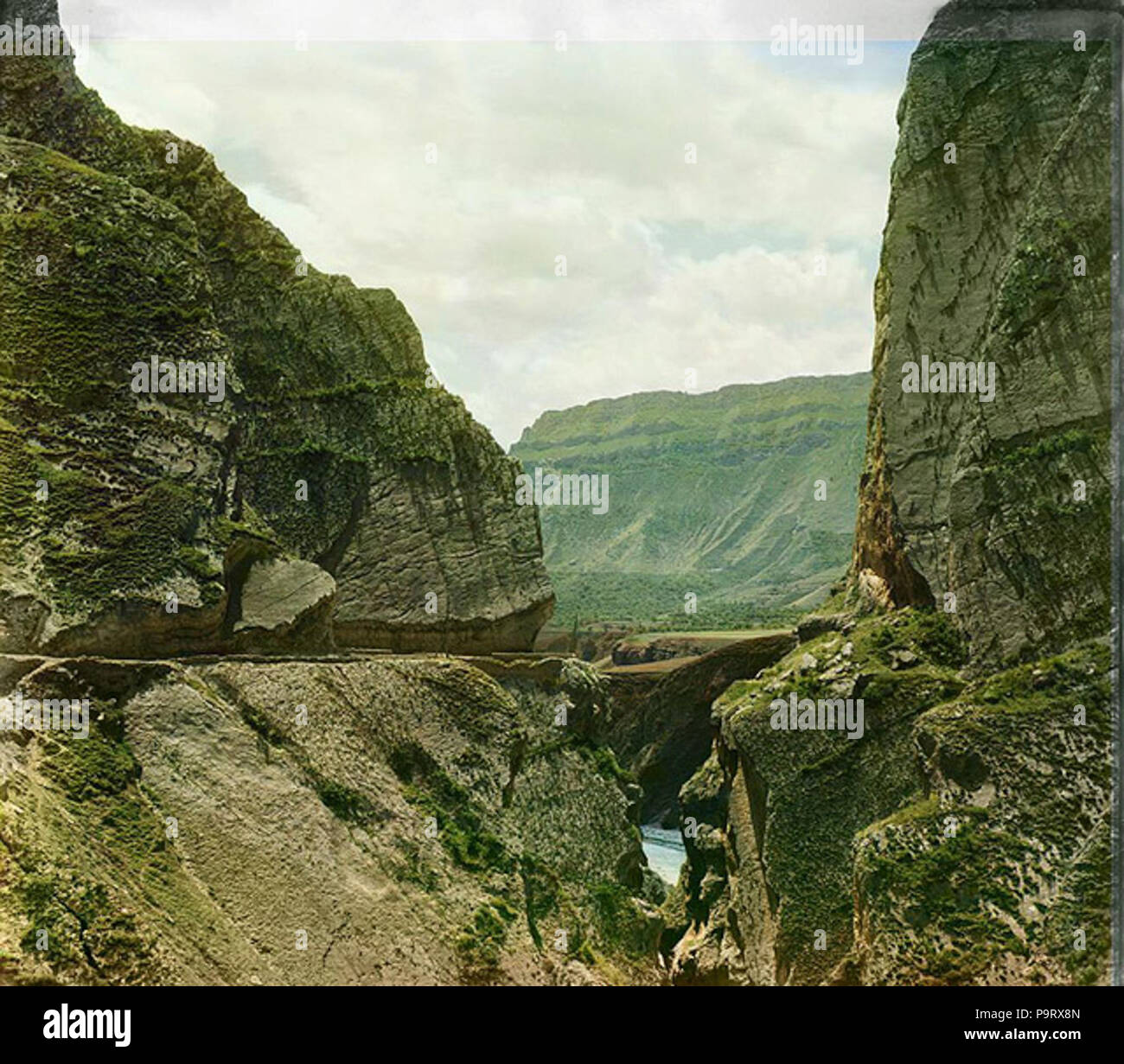 303 Chechenya gorge2 Stock Photo - Alamy