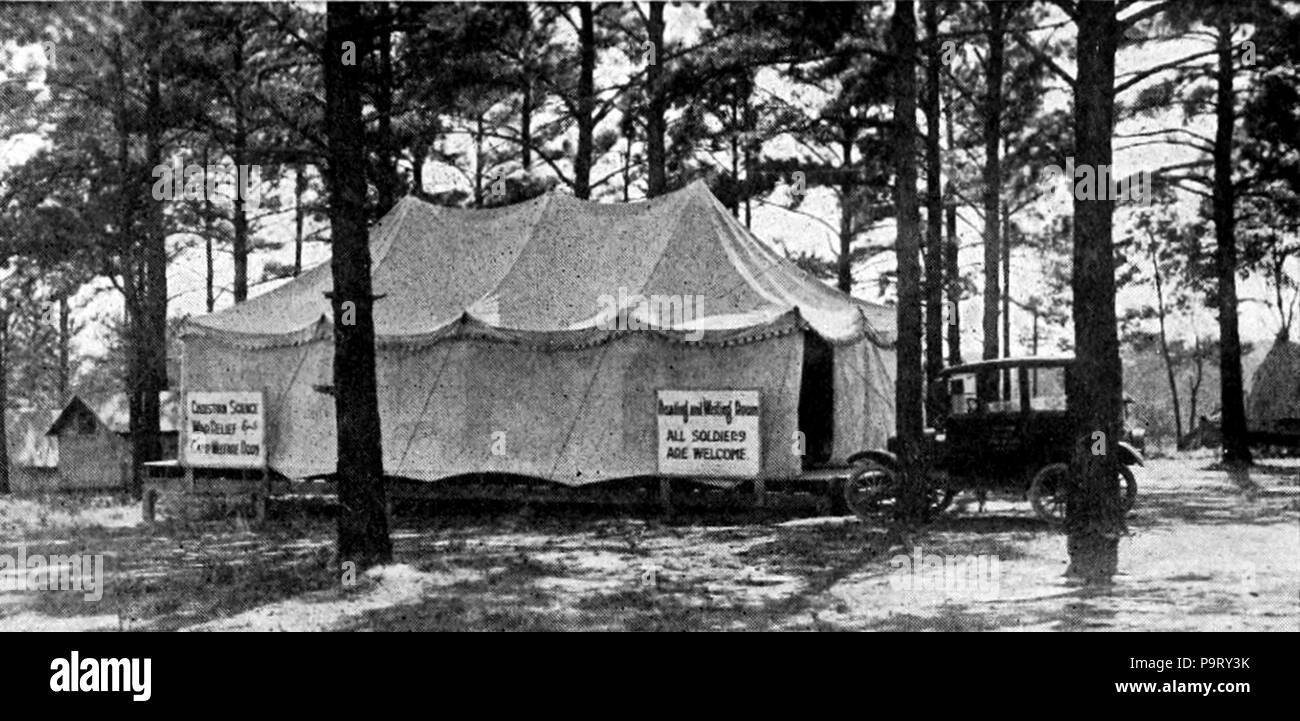 . English: Tent used in Camp Hancock, Georgia, as a War Relief Room ...
