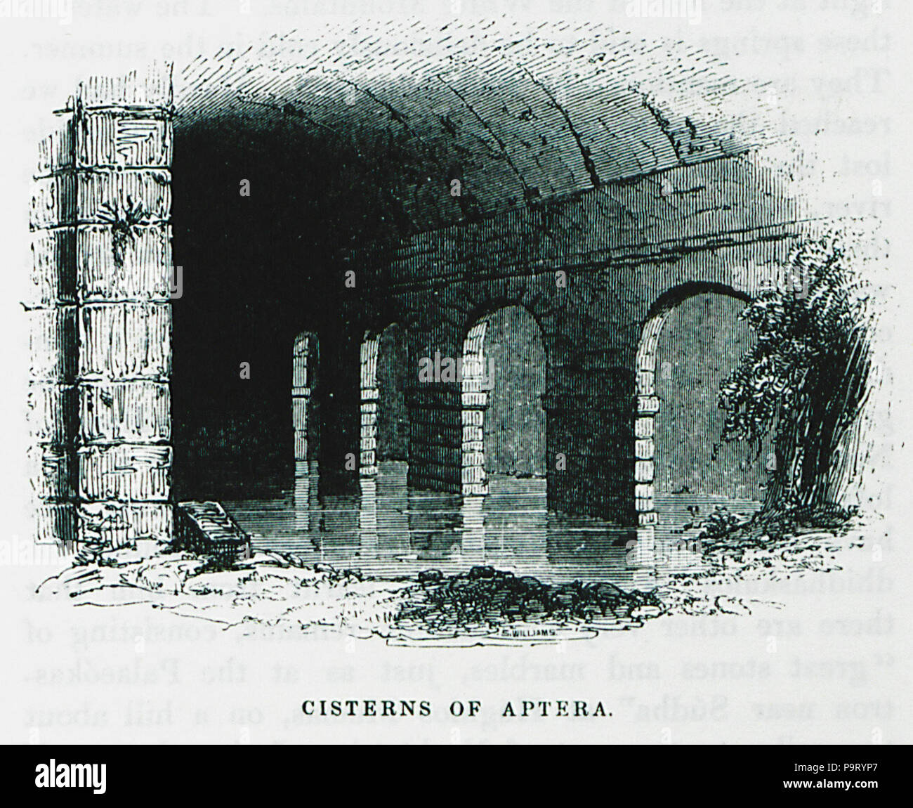 314 Cisterns of Aptera - Pashley Robert - 1837 Stock Photo - Alamy