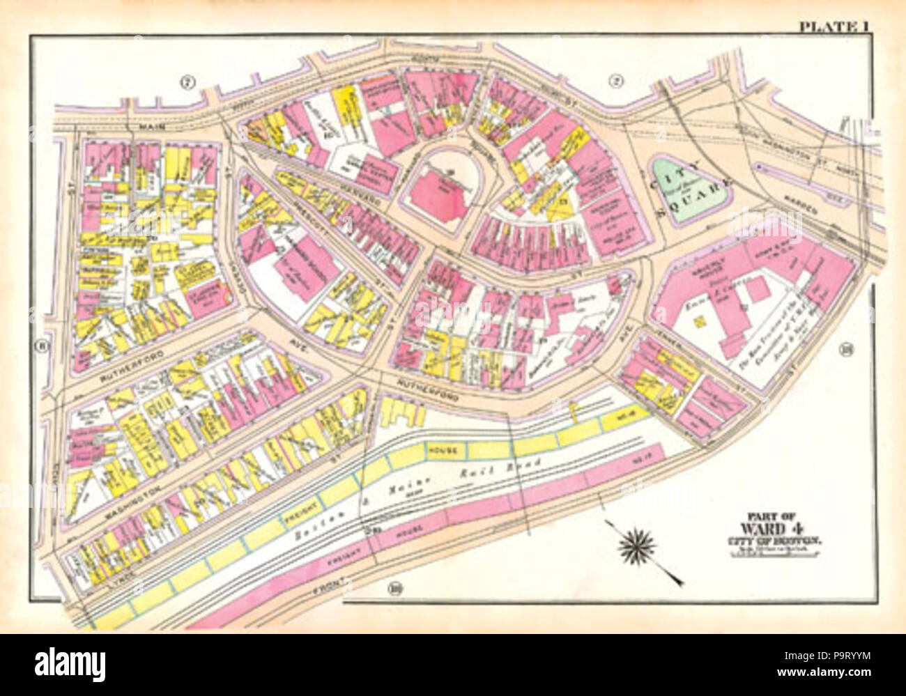 Map of ward hi-res stock photography and images - Alamy