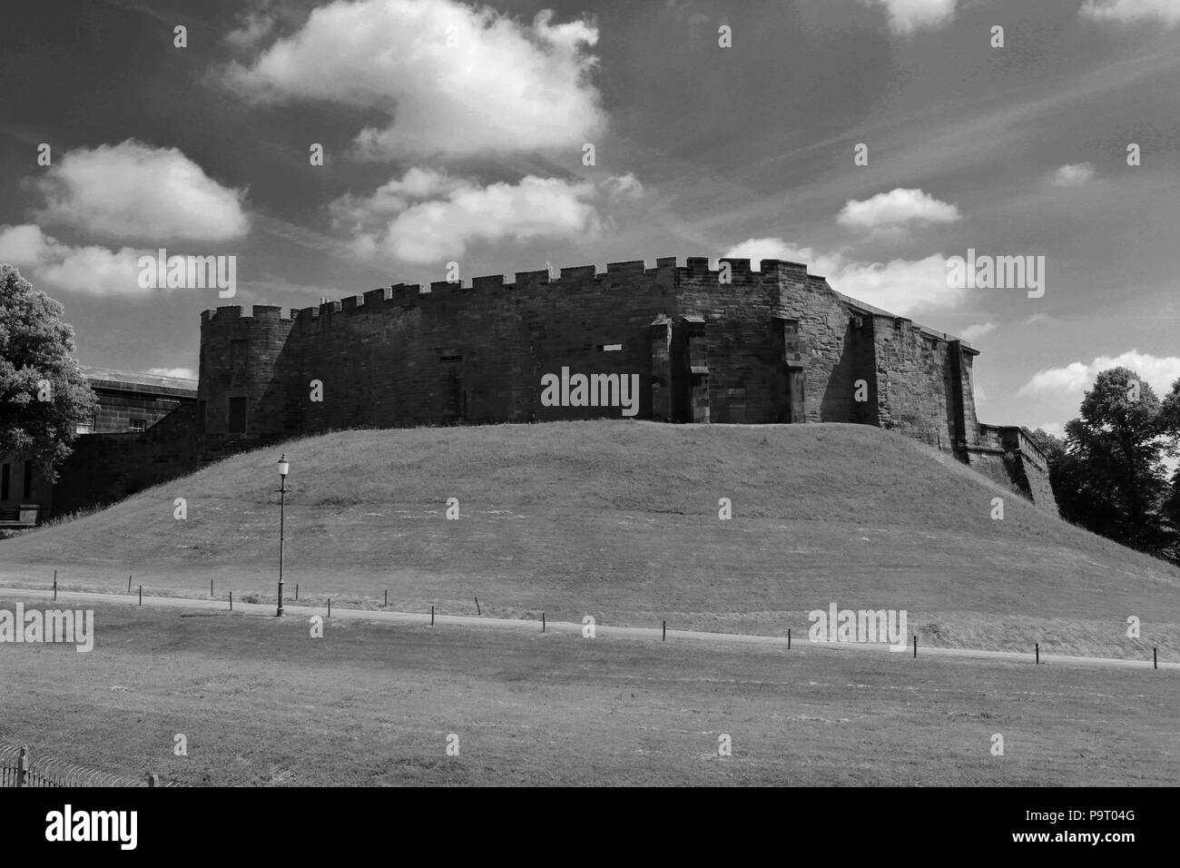 Summer view of Chester Castle, Chester City, Cheshire, England Stock ...