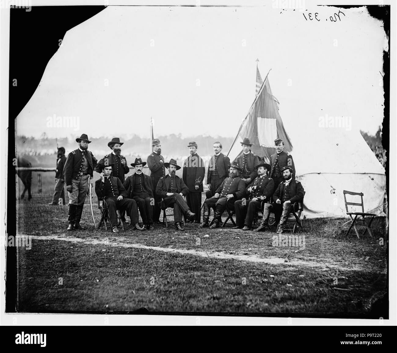 247 Brig. Gen. Henry Prince of the 2d Division, 3d Corps, and staff ...