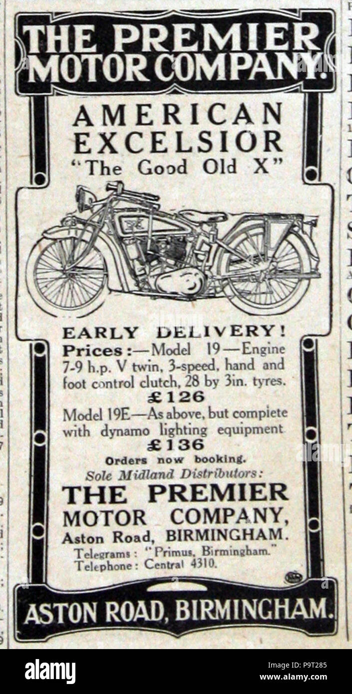 Excelsior motorcycles hi-res stock photography and images - Alamy