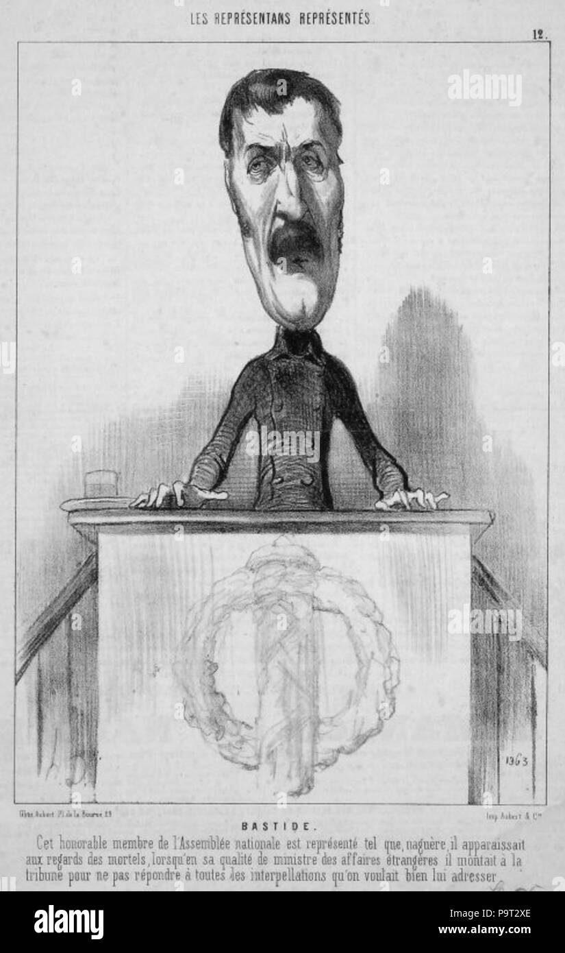 Honore daumier caricature Black and White Stock Photos & Images - Alamy