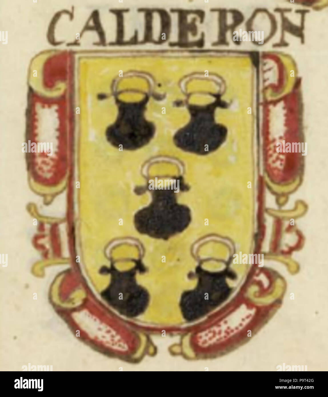 266 Calderon (escudo de armas Stock Photo - Alamy