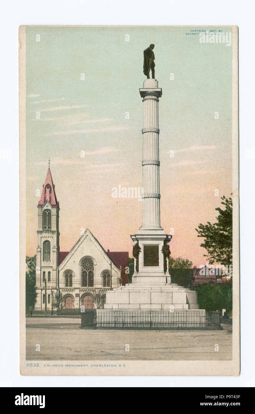 John calhoun statue hi-res stock photography and images - Alamy