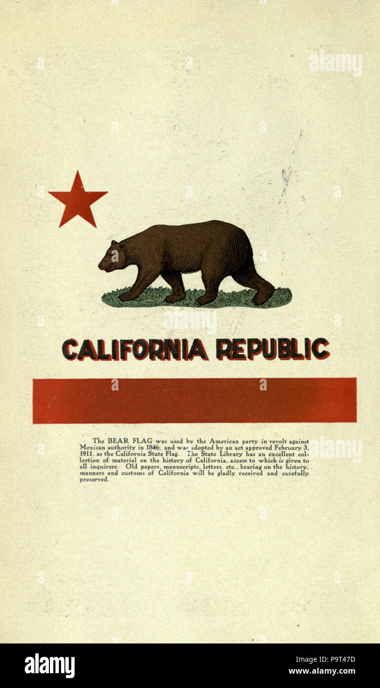 California republic flag hi-res stock photography and images - Alamy