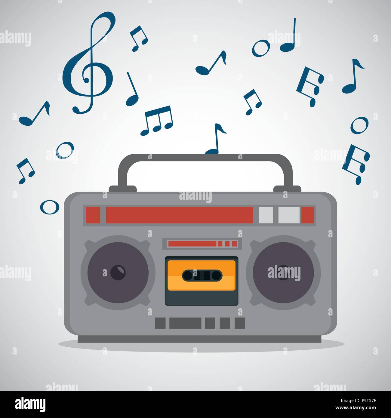 Radio set history Stock Vector Images - Alamy