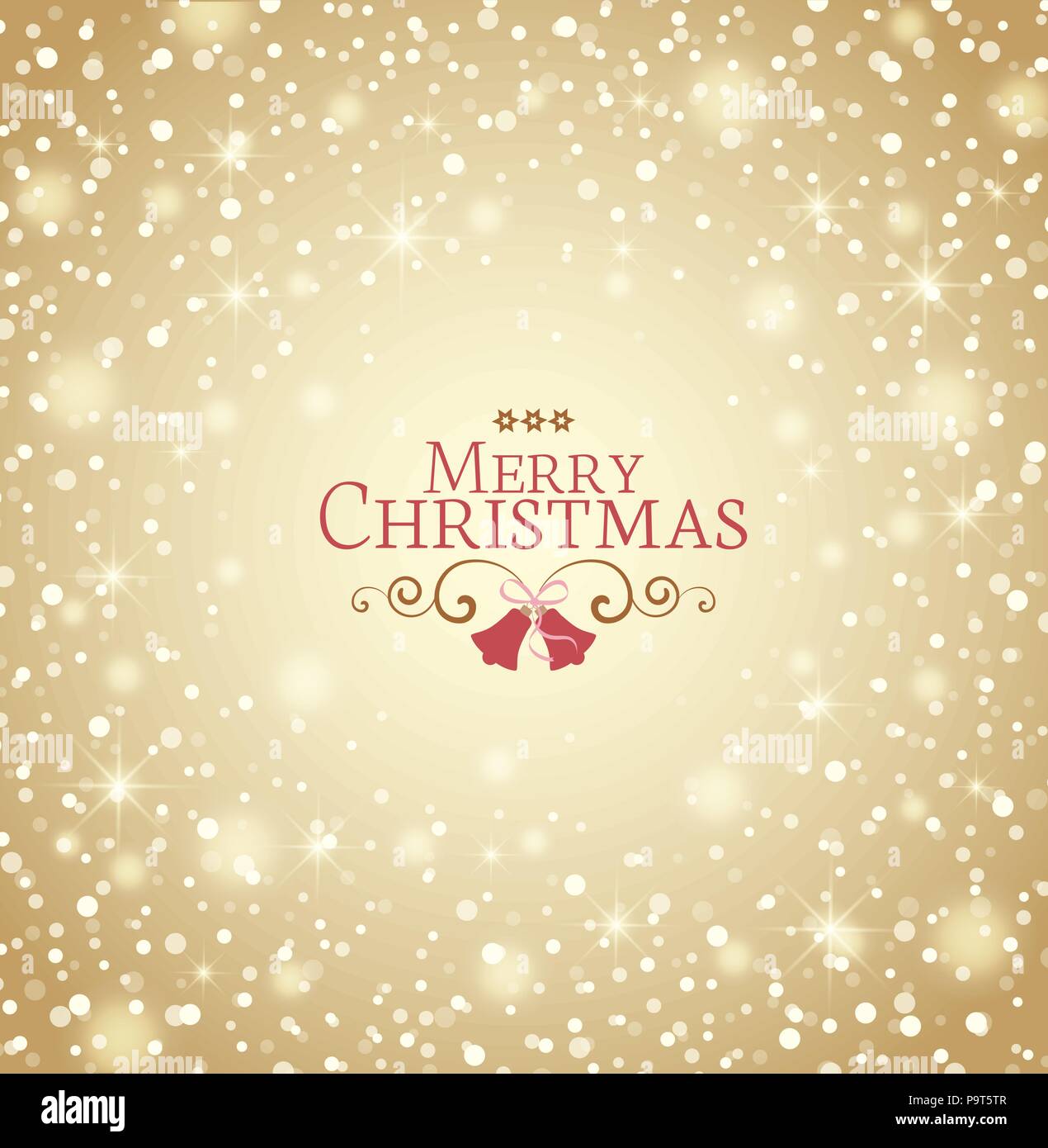 Vector Christmas background with place for text Stock Vector Image ...