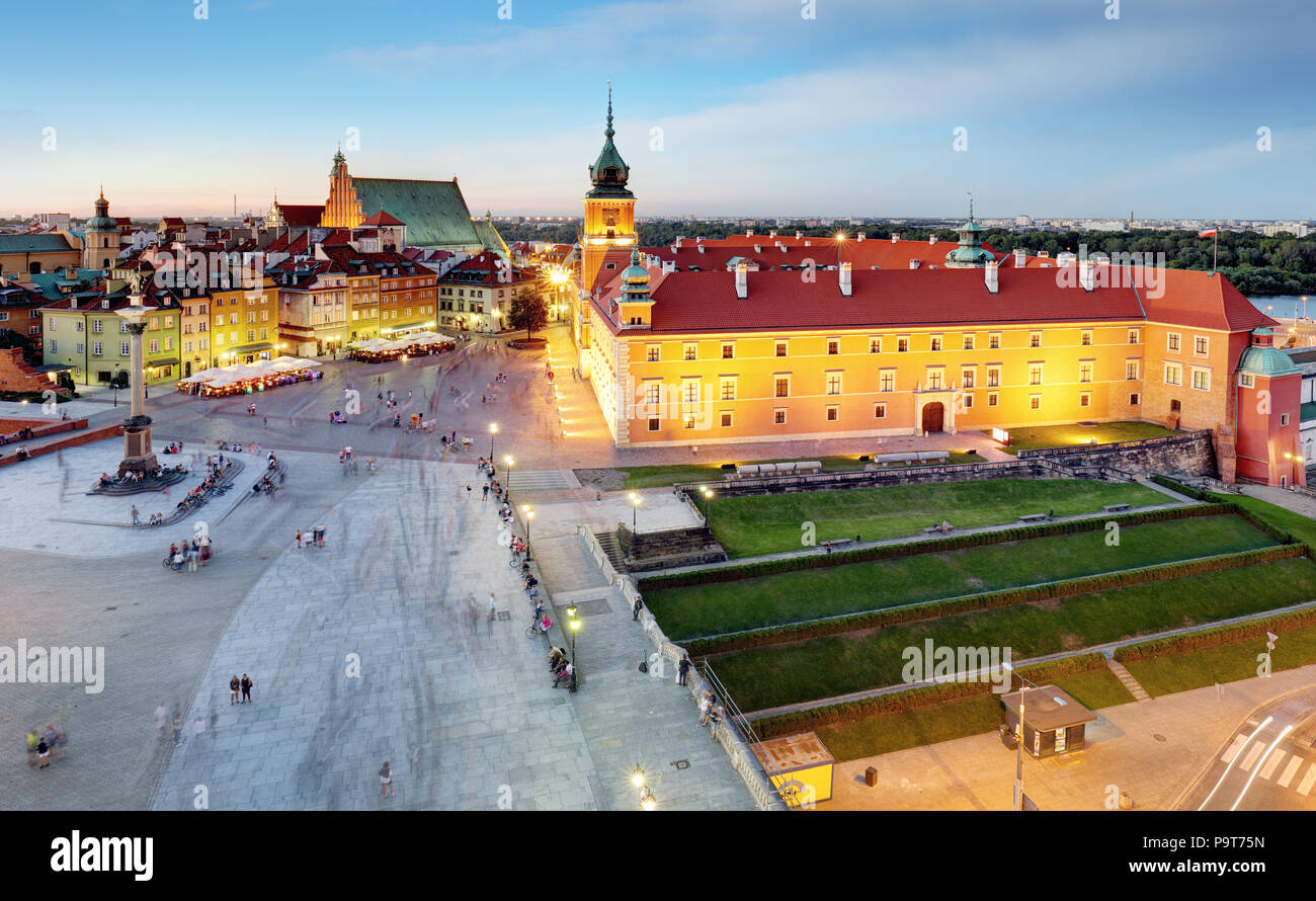 Warsaw beautiful scenic square hi-res stock photography and images - Alamy