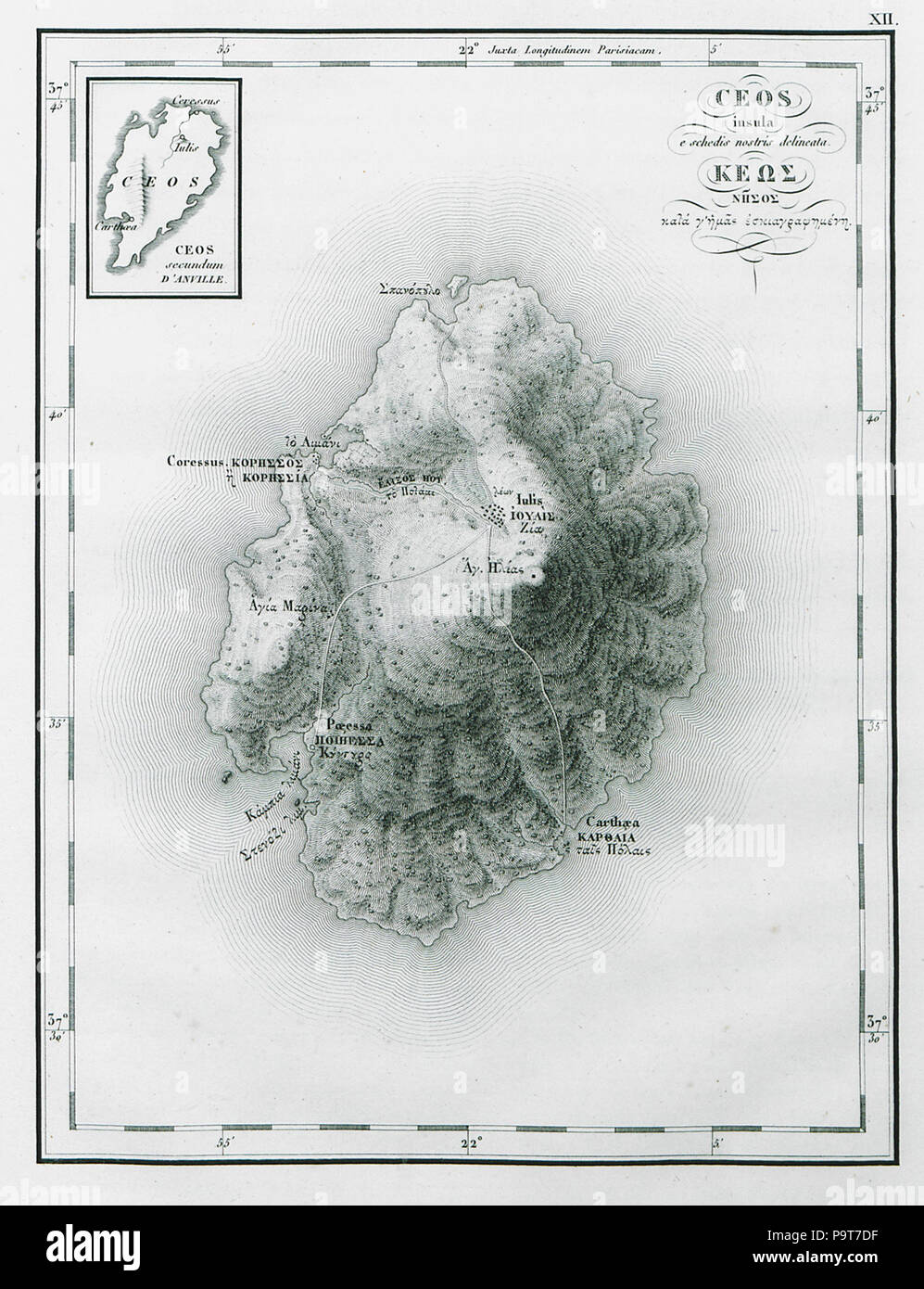 Topographic maps of greece hi-res stock photography and images - Alamy