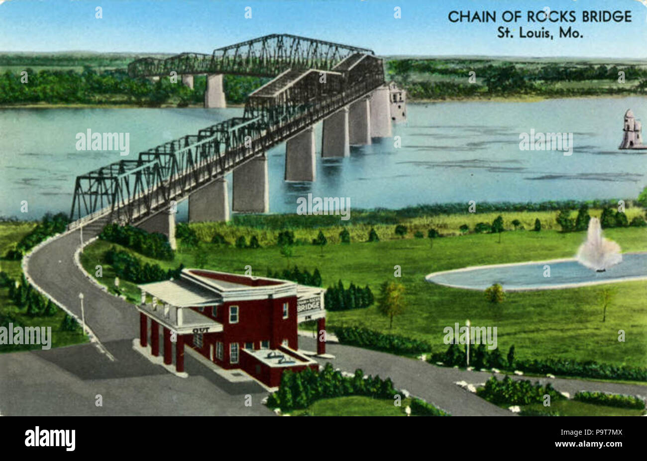 295 Chain of Rocks Bridge (NBY 436396 Stock Photo - Alamy