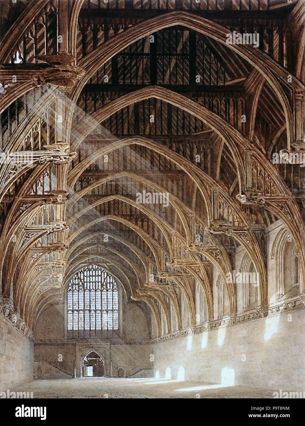 Westminster hall interior hi-res stock photography and images - Alamy
