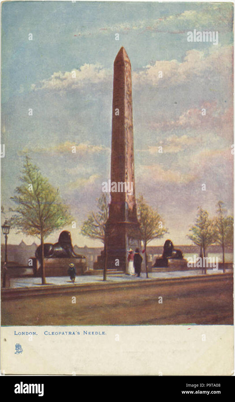 Cleopatras needle egyptian obelisk hi-res stock photography and images ...