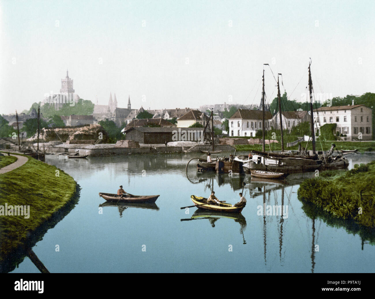 . Deutsch: Kleve. Stadt und Hafen. between 1890 and 1905 323 Cleve ...